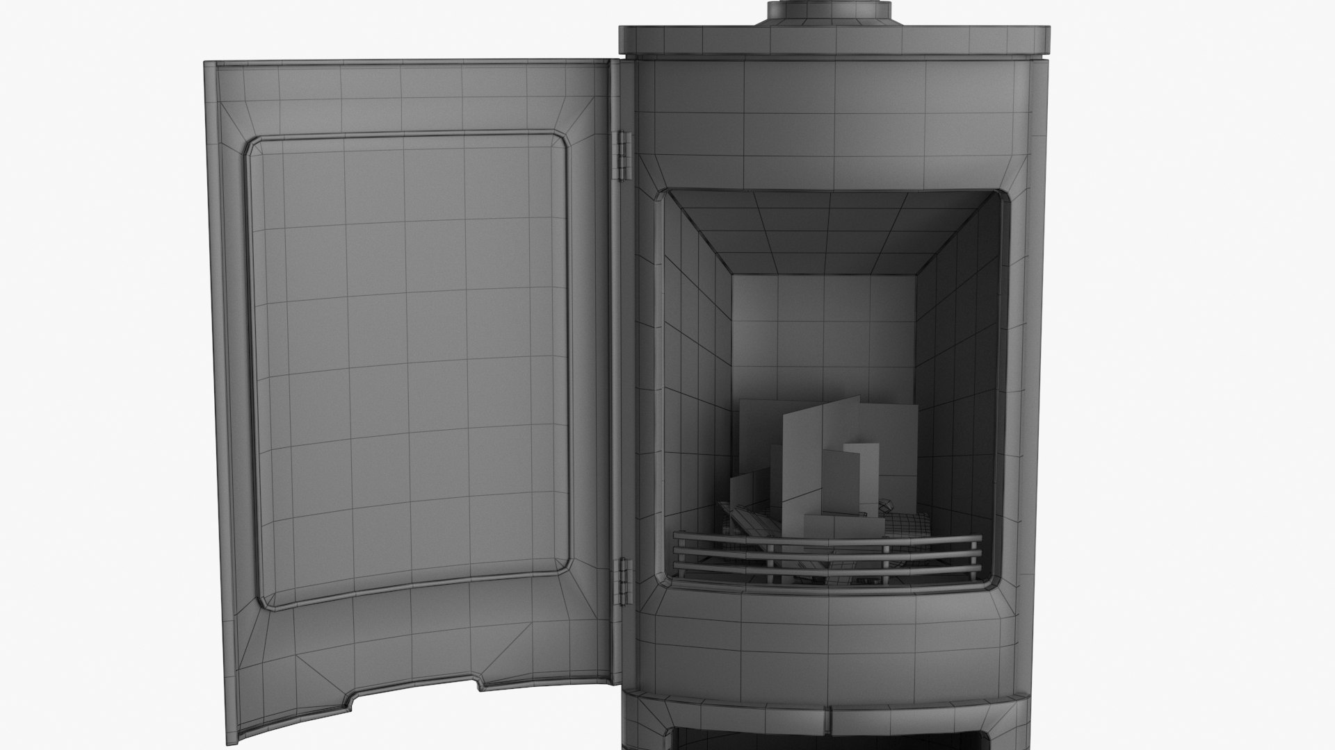3D model Fireplace v4 - TurboSquid 2046358