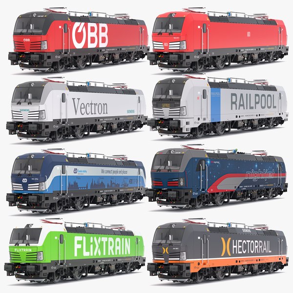 西门子 Vectron 系列 13D模型 - TurboSquid 2316659