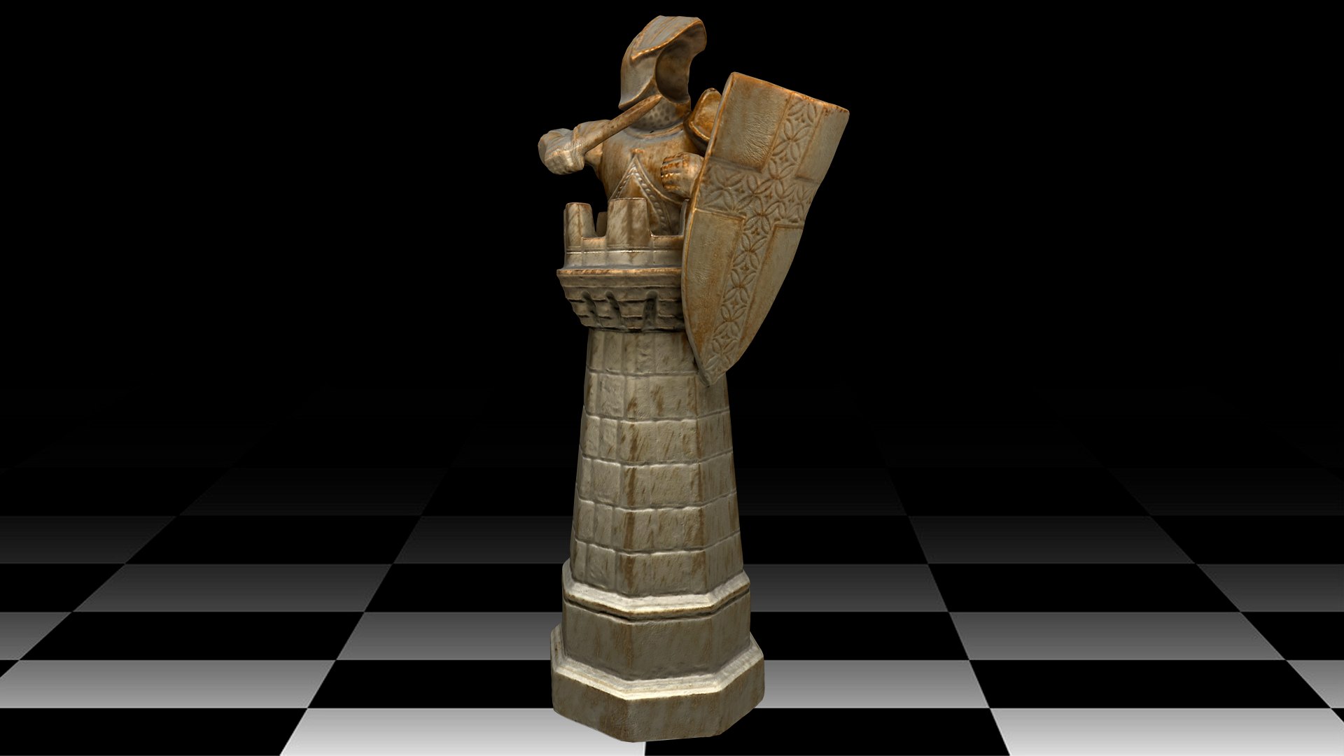 3D Rook Chess Piece - TurboSquid 2268005