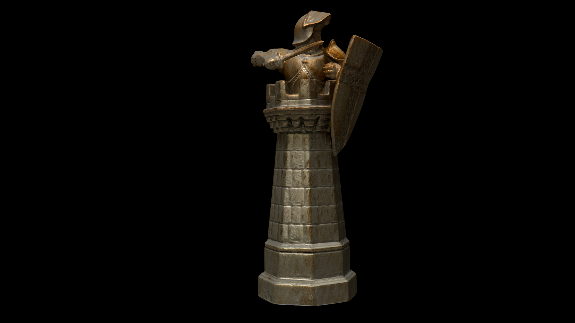 3D Rook Chess Piece - TurboSquid 2268005