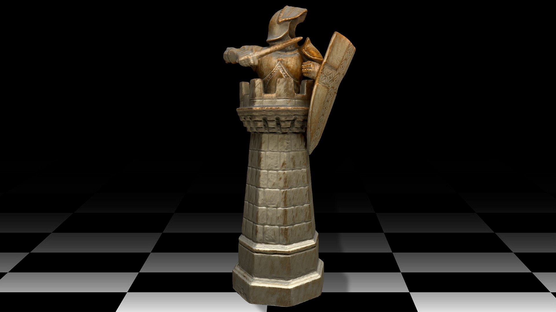 3D Rook Chess Piece - TurboSquid 2268005