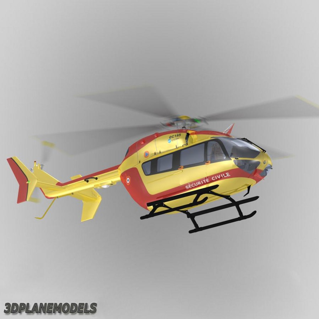 3ds Eurocopter Ec-145 Sécurité Civile
