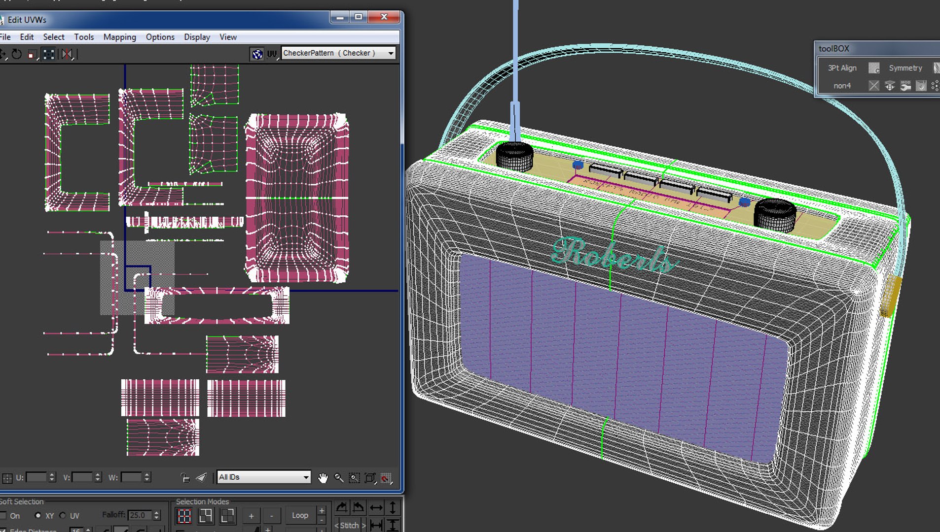 3ds Max Roberts Radio