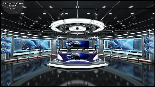 tv news studio max
