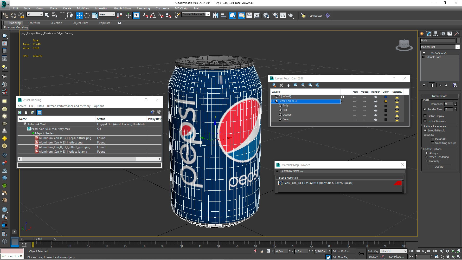 3D Pepsi Can 033l - TurboSquid 2199166