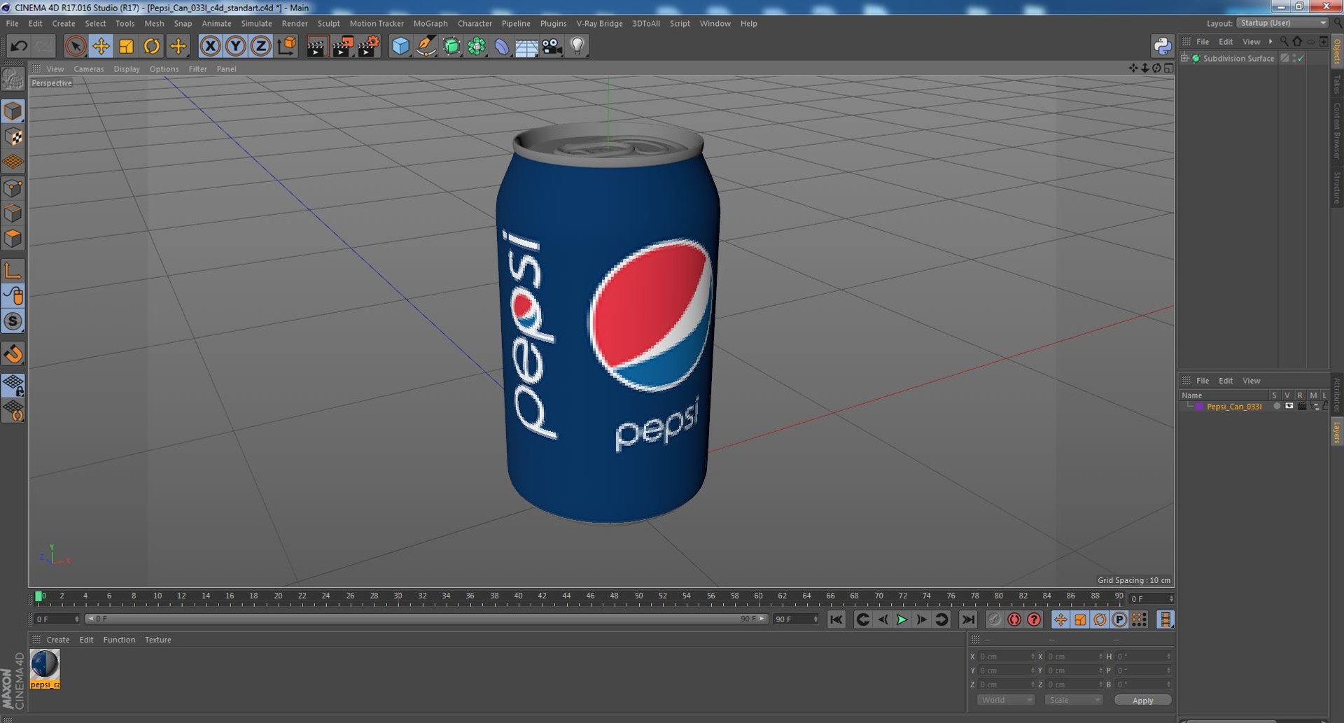 3D Pepsi Can 033l - TurboSquid 2199166