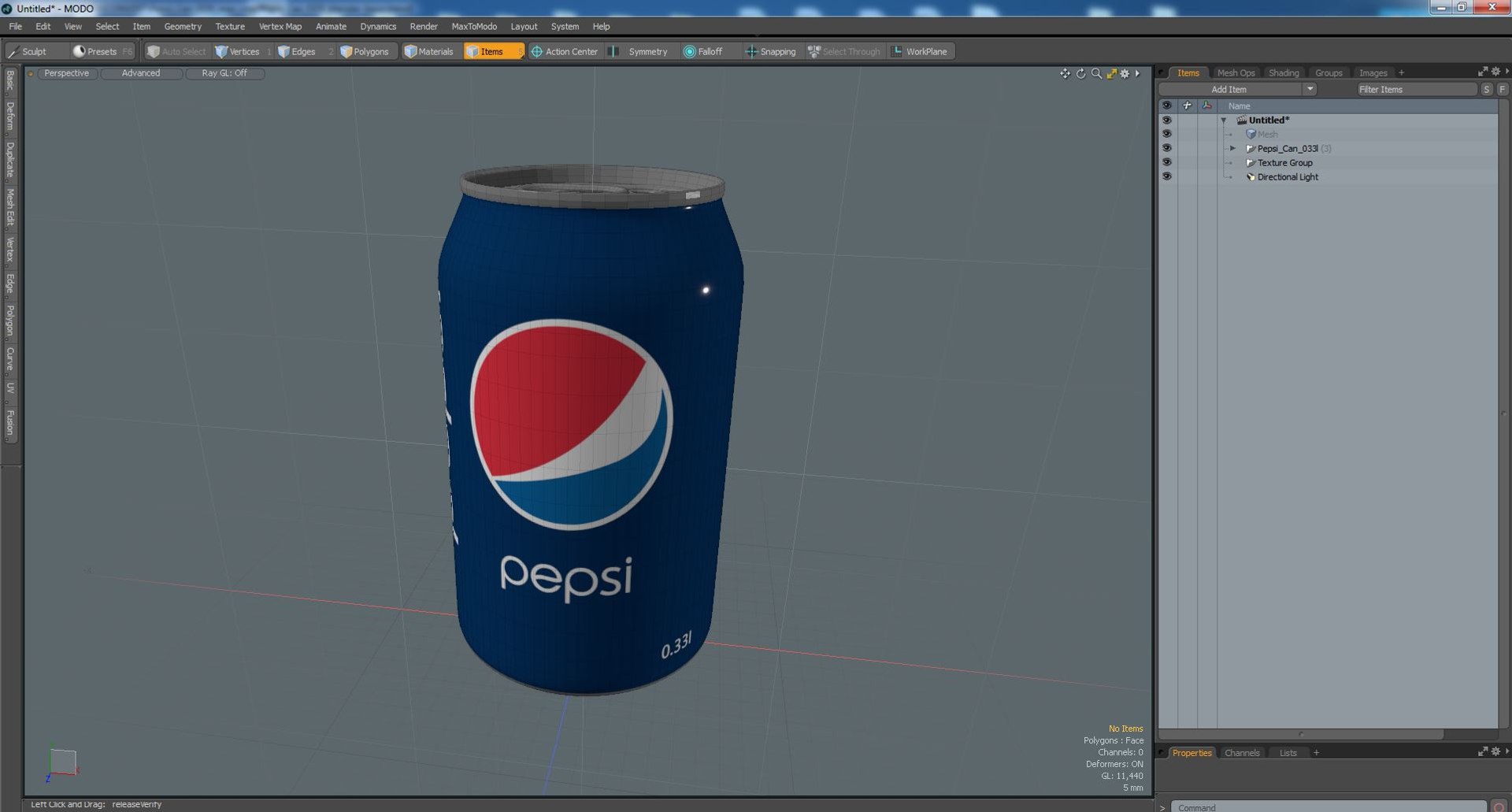 3D Pepsi Can 033l - TurboSquid 2199166