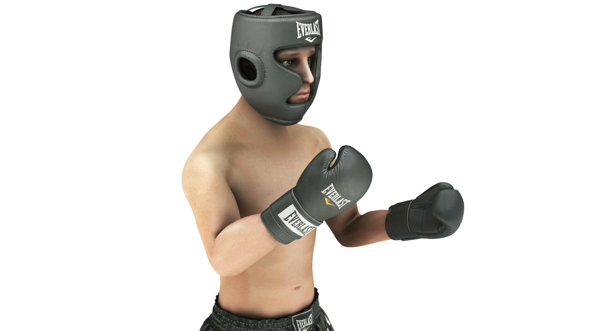 Boxer Man 3 Fighting Pose Model 3D - TurboSquid 1957014