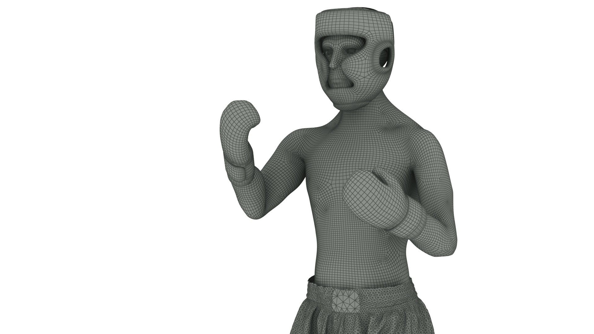 Boxer Man 3 Fighting Pose Model 3D - TurboSquid 1957014