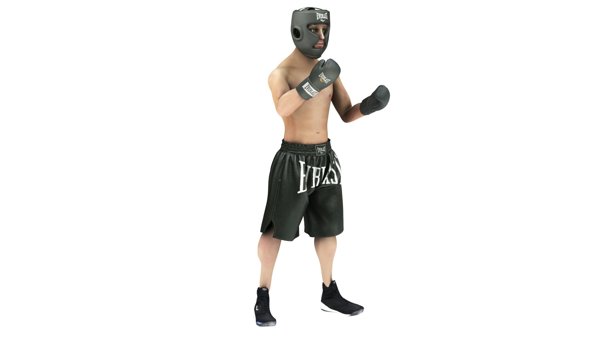 Boxer Man 3 Fighting Pose Model 3D - TurboSquid 1957014