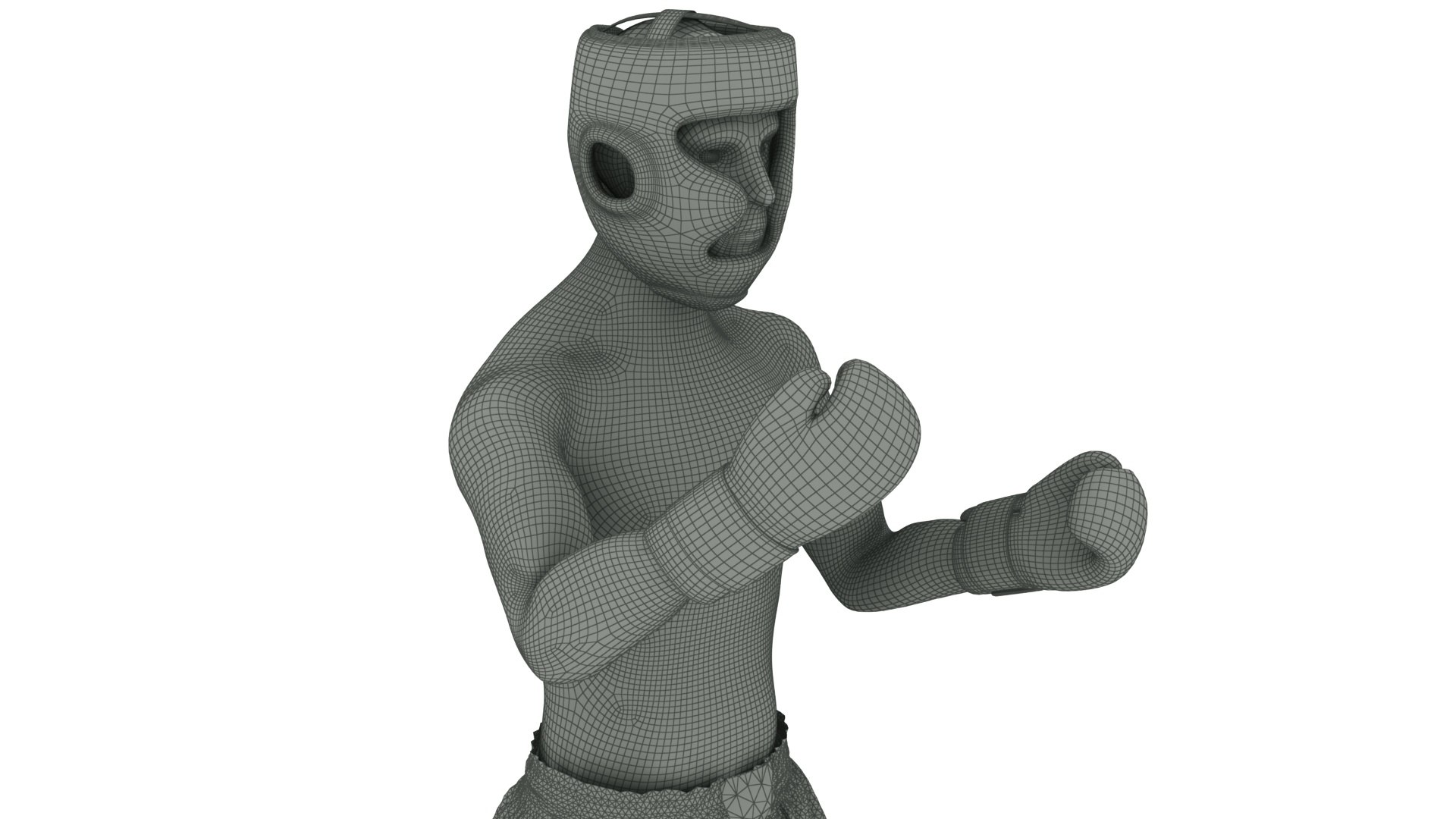 Boxer Man 3 Fighting Pose Model 3D - TurboSquid 1957014