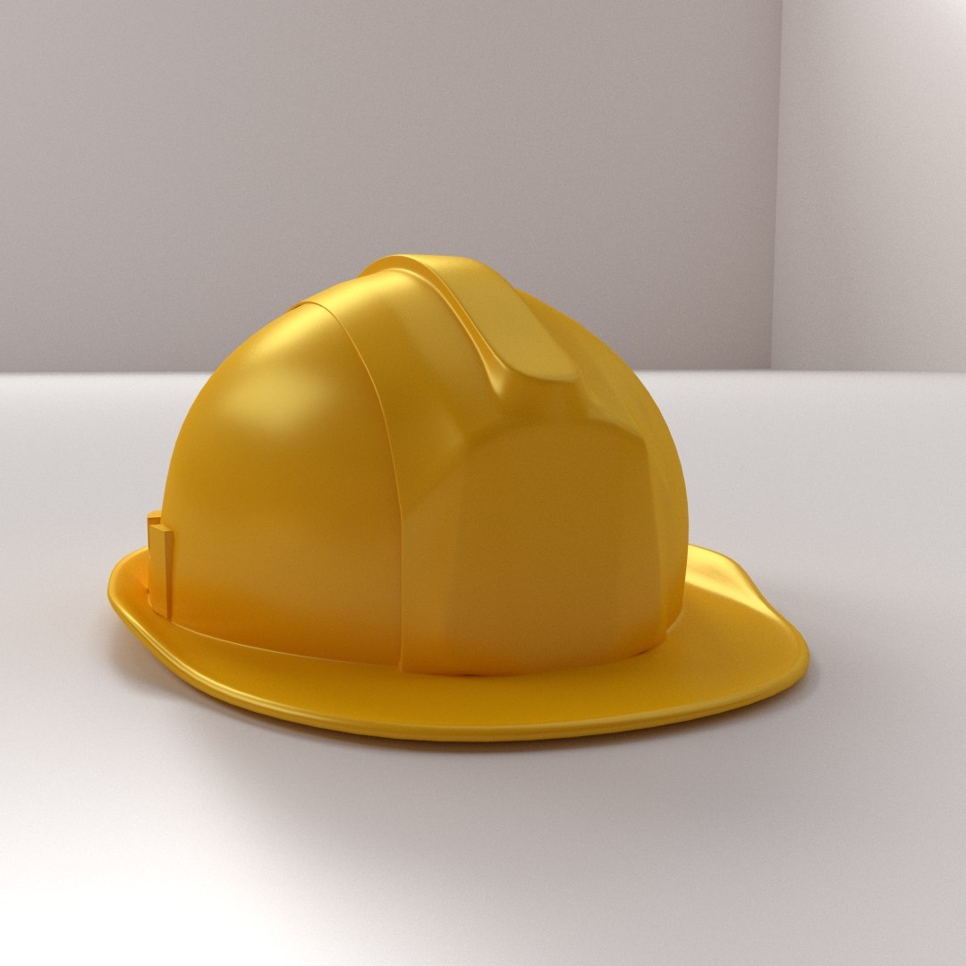 3d model construction helmet