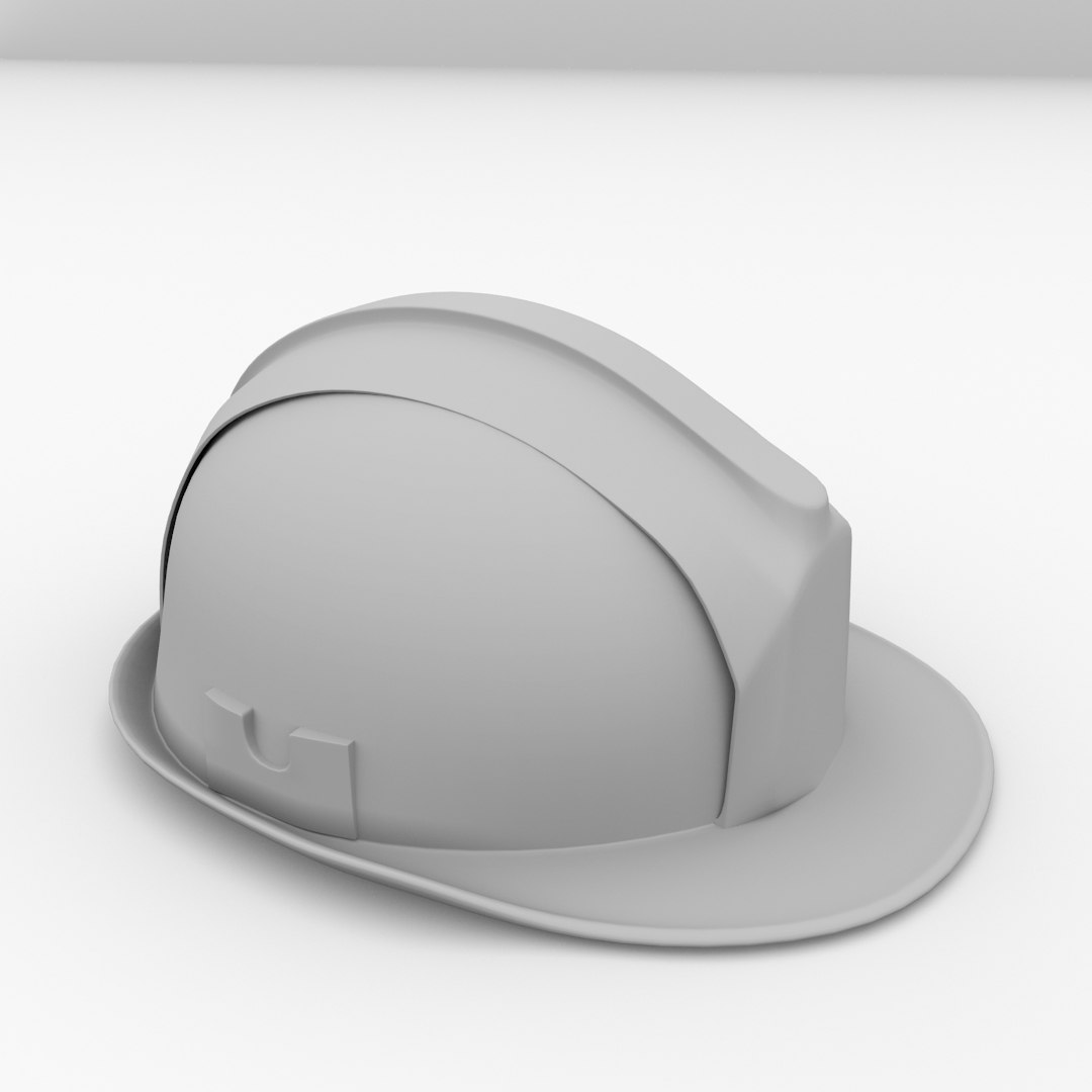 3d model construction helmet