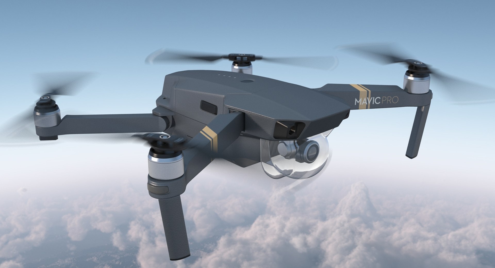 3D Dji Mavic Pro Quadcopter Model - TurboSquid 1188530