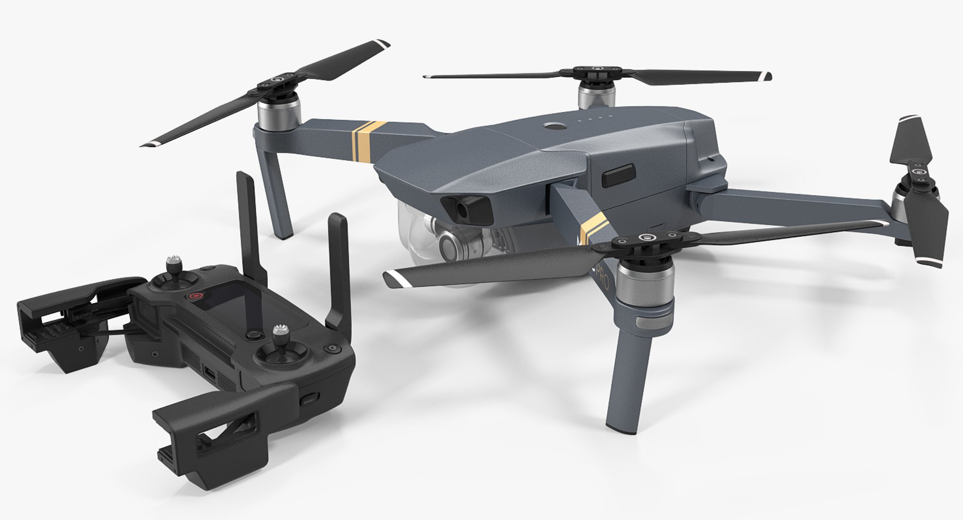 3D Dji Mavic Pro Quadcopter Model - TurboSquid 1188530