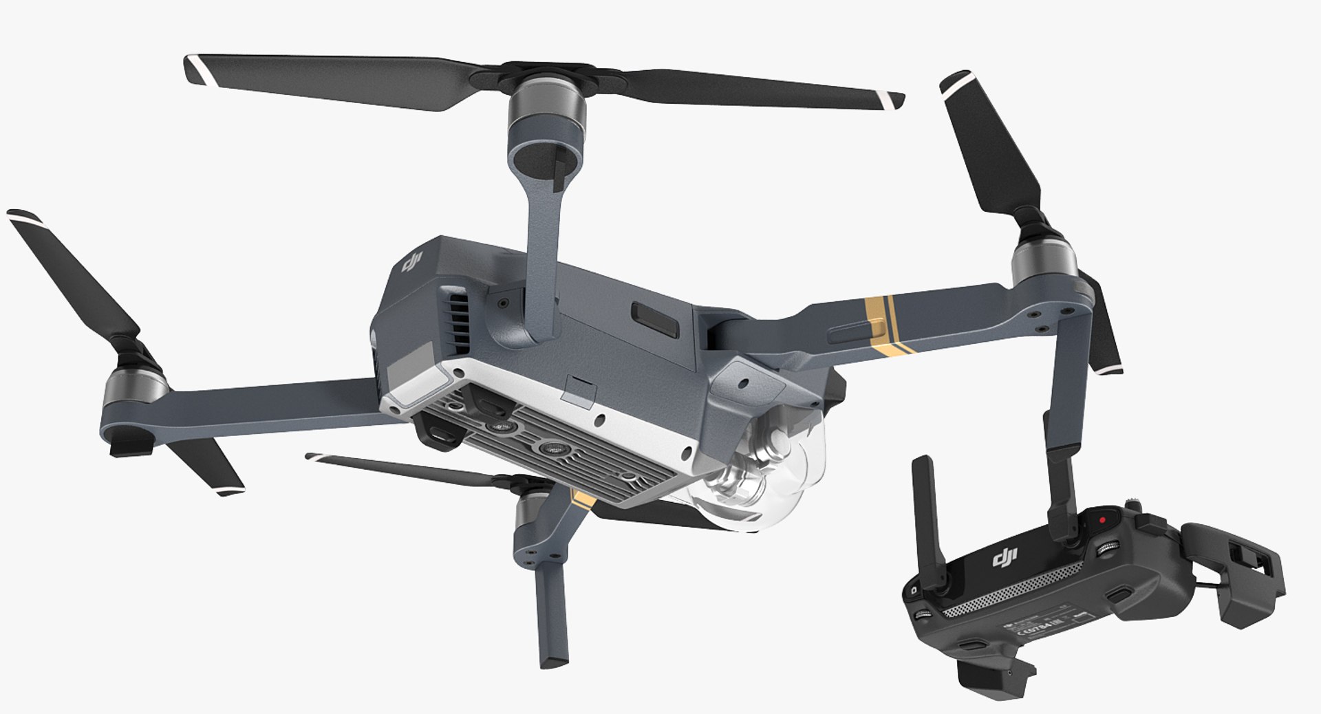 3D Dji Mavic Pro Quadcopter Model - TurboSquid 1188530