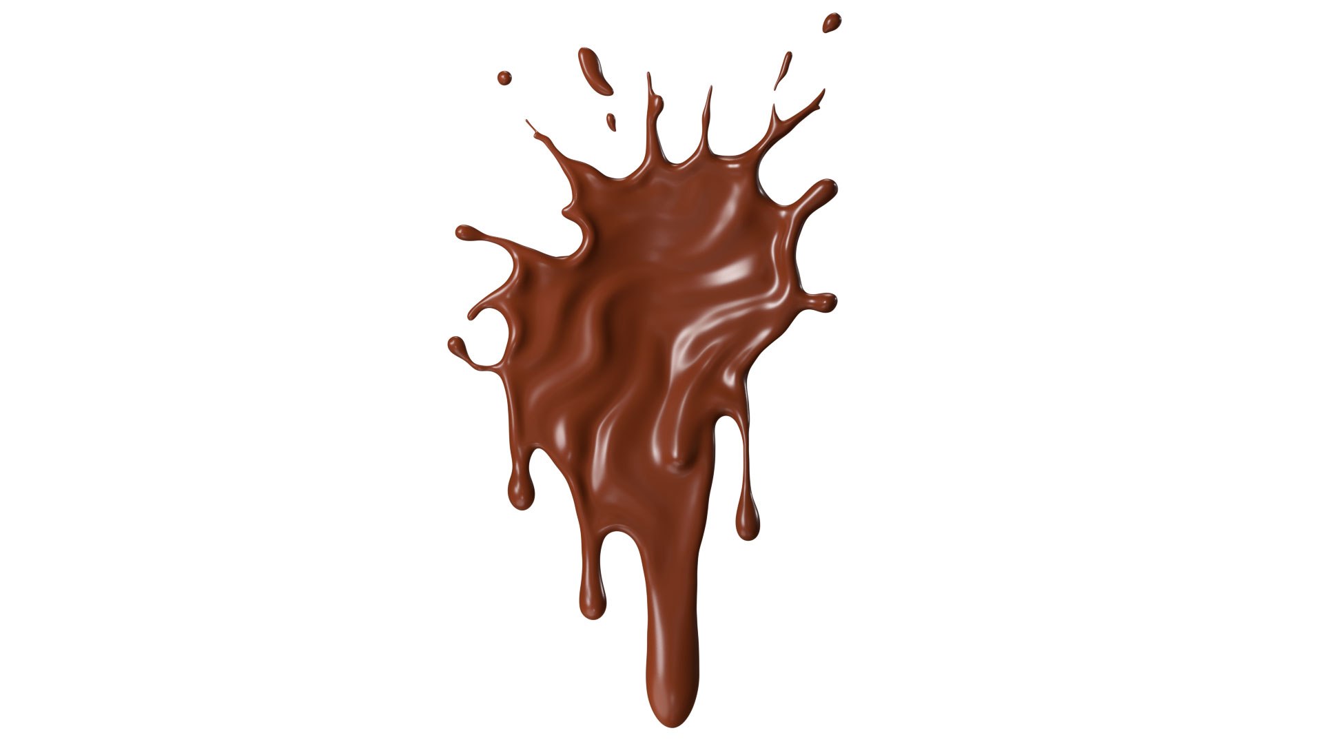 3D Chocolate Splash 27 - TurboSquid 2177970