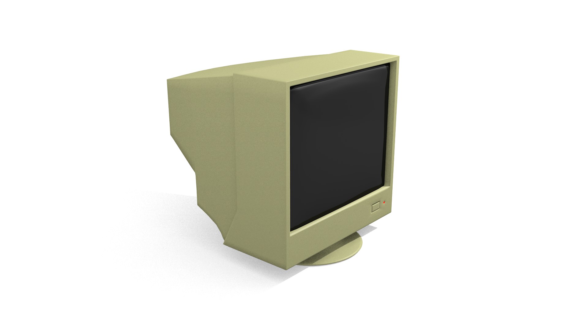 Old Monitor CRT 3D Model - TurboSquid 2274149