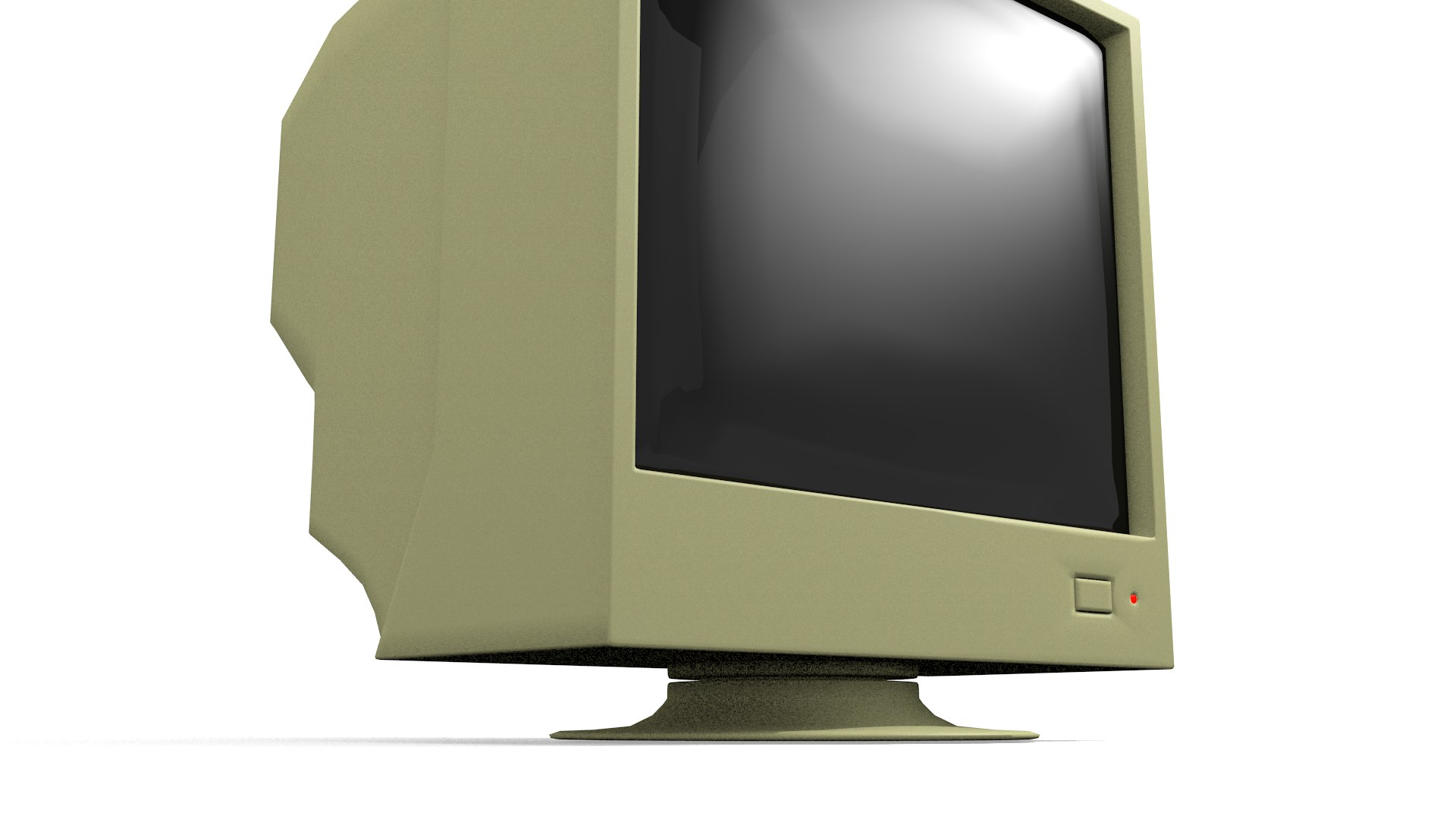 Old Monitor CRT 3D Model - TurboSquid 2274149