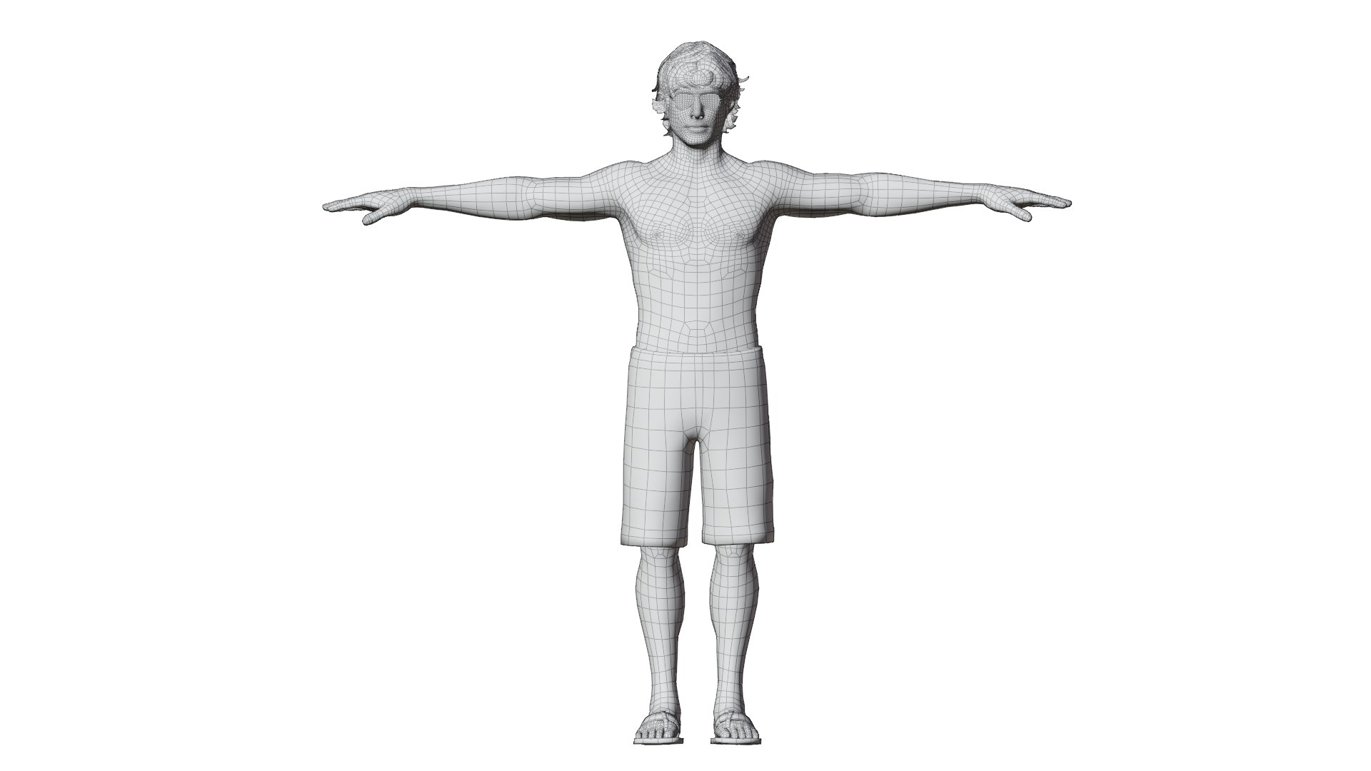 Beach Guy 3D Model - High Quality And Low-poly 3D Model 3D Model ...
