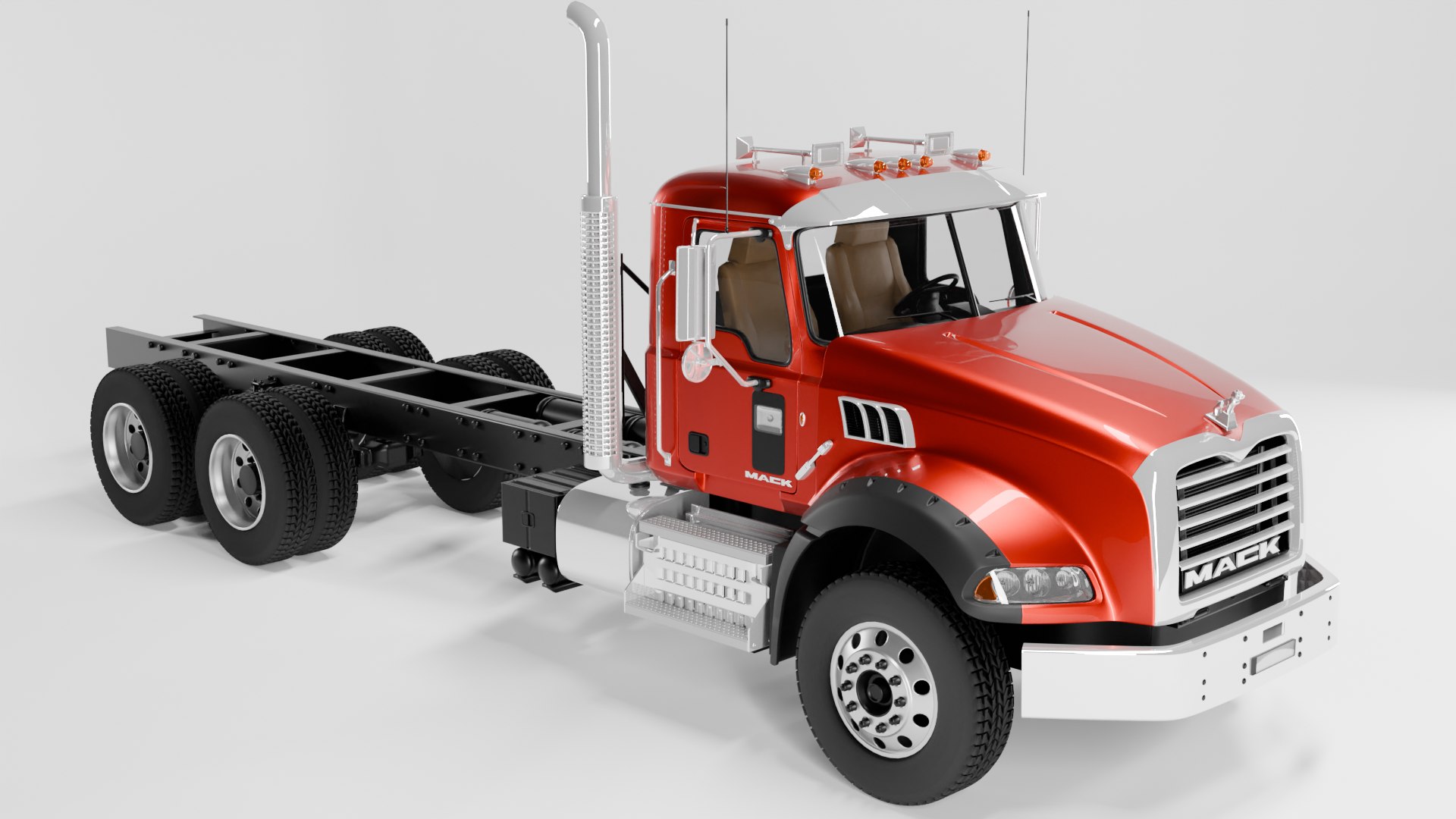 Mack Truck Model - TurboSquid 2287338