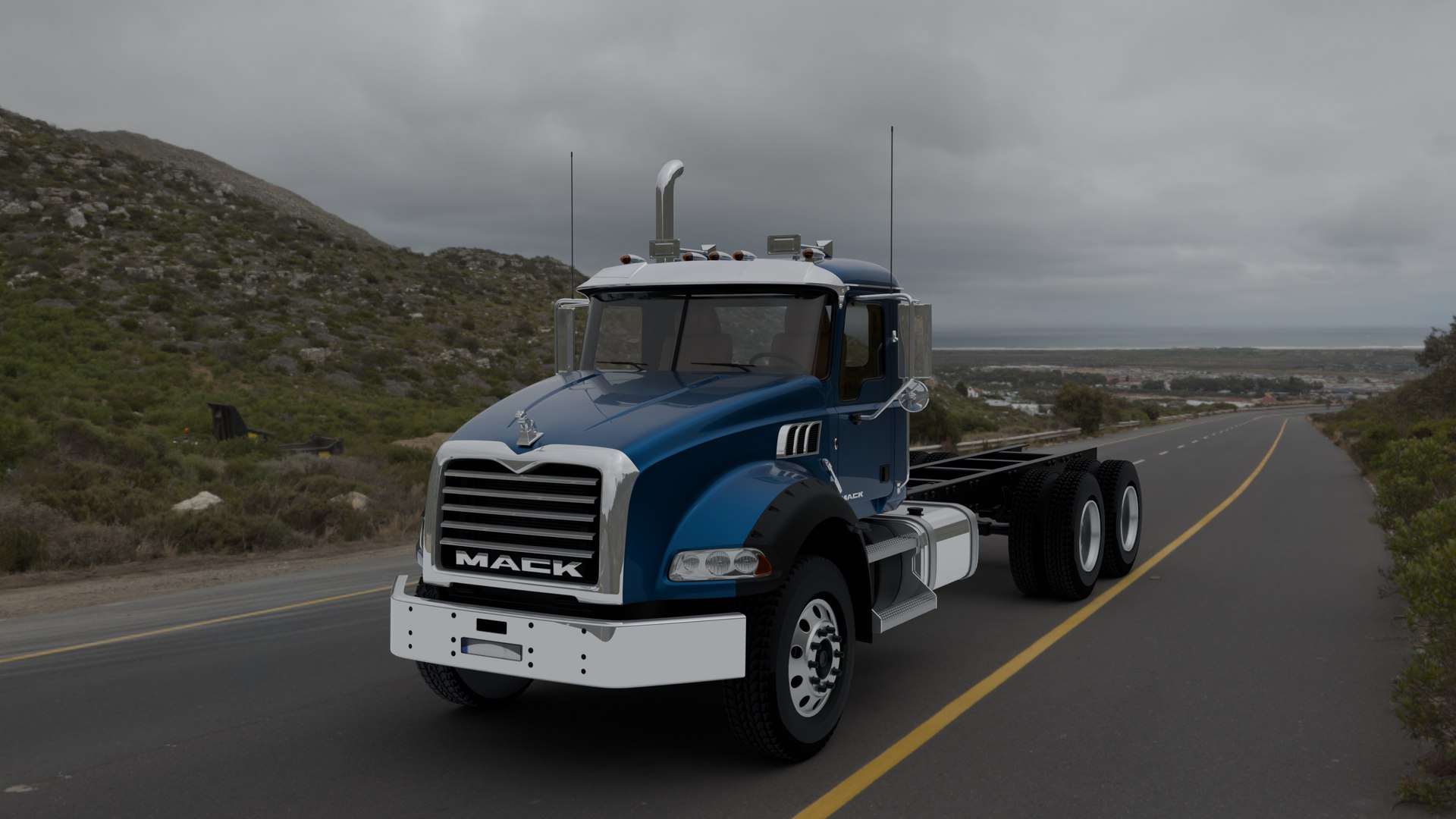 Mack Truck Model - TurboSquid 2287338