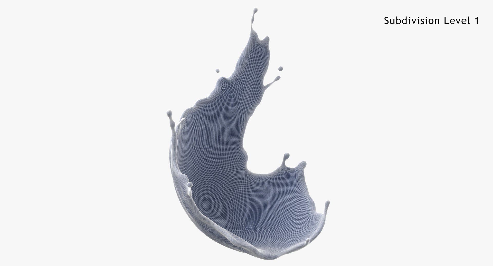 Prop 12 Cream Splash Type 01 3D - TurboSquid 2144584