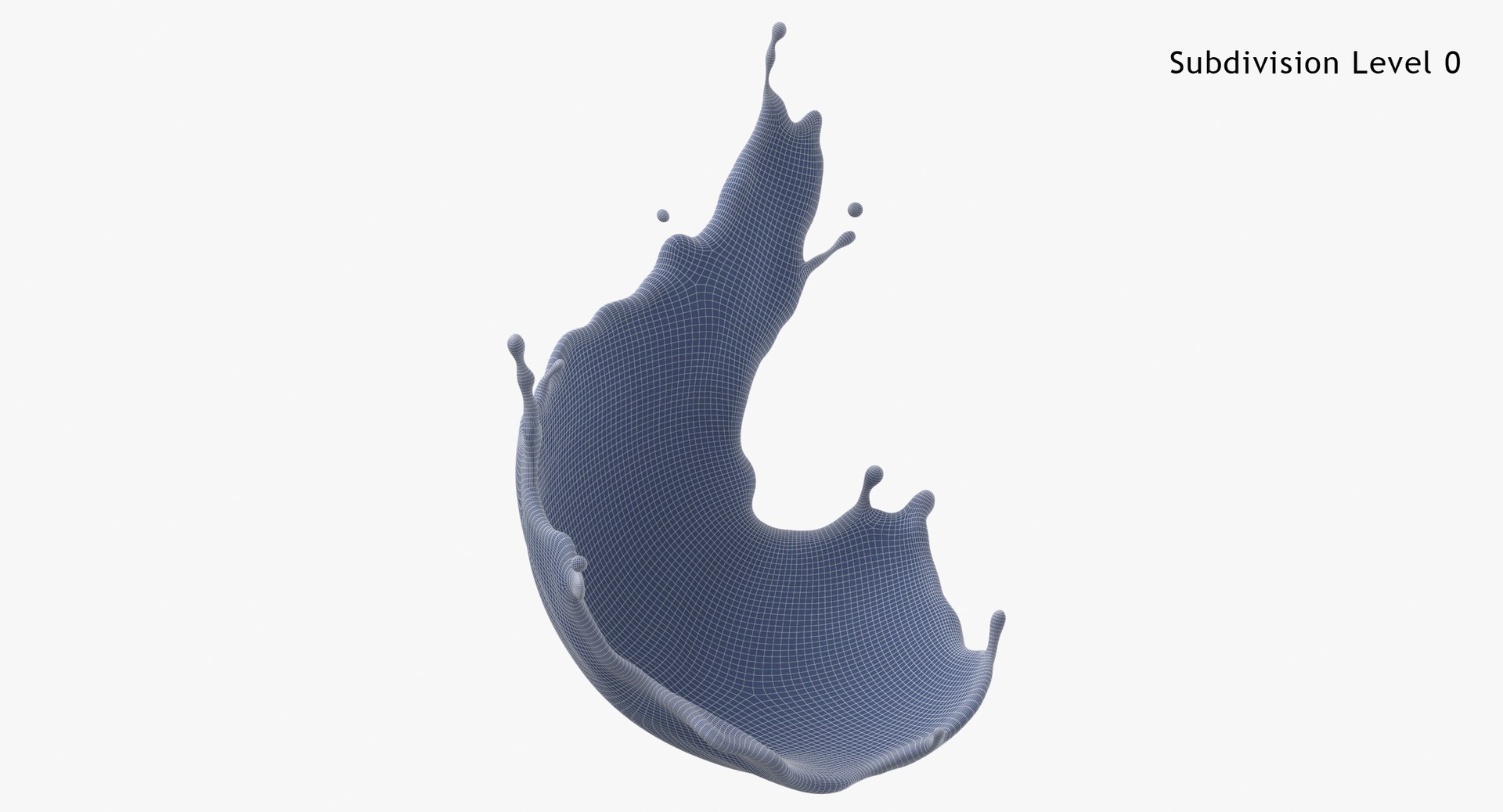 Prop 12 Cream Splash Type 01 3D - TurboSquid 2144584