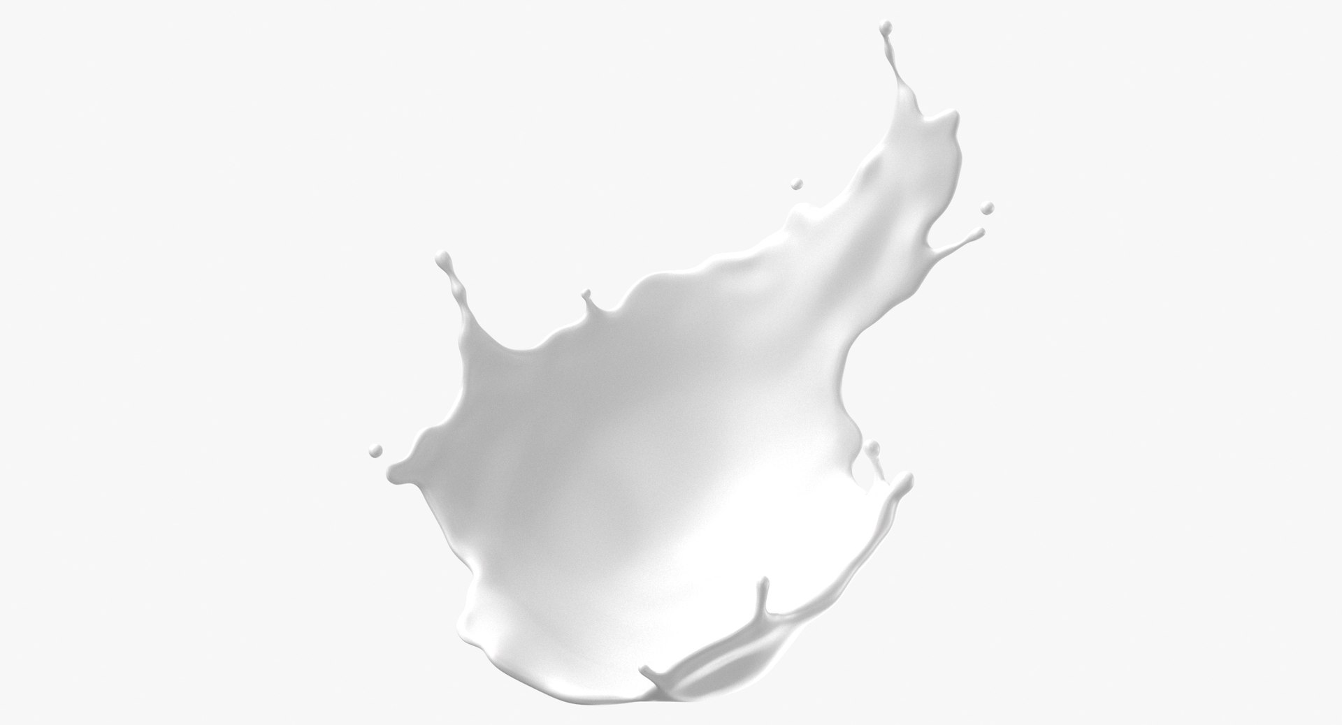 Prop 12 Cream Splash Type 01 3D - TurboSquid 2144584