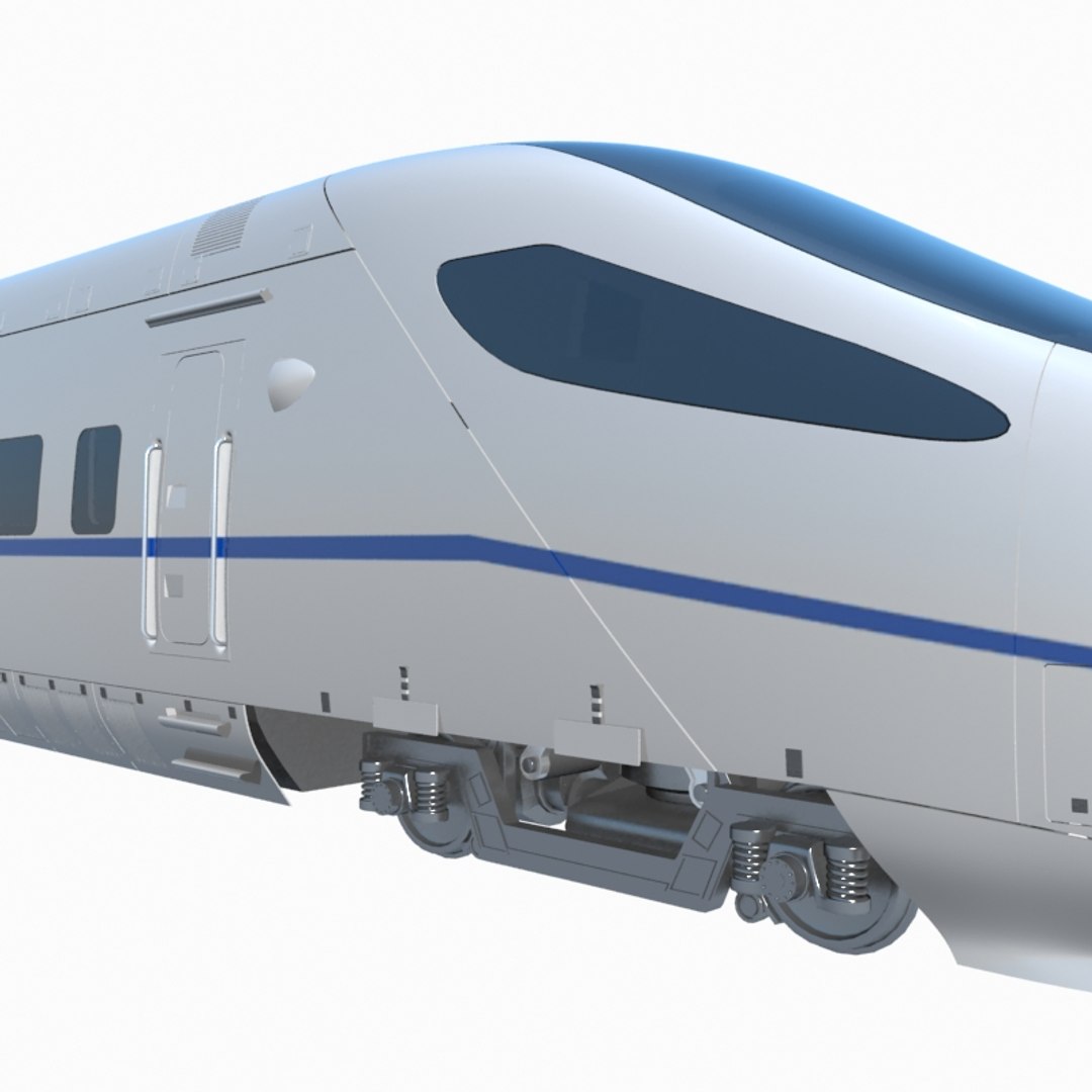 Speed Rail Train 3d Model