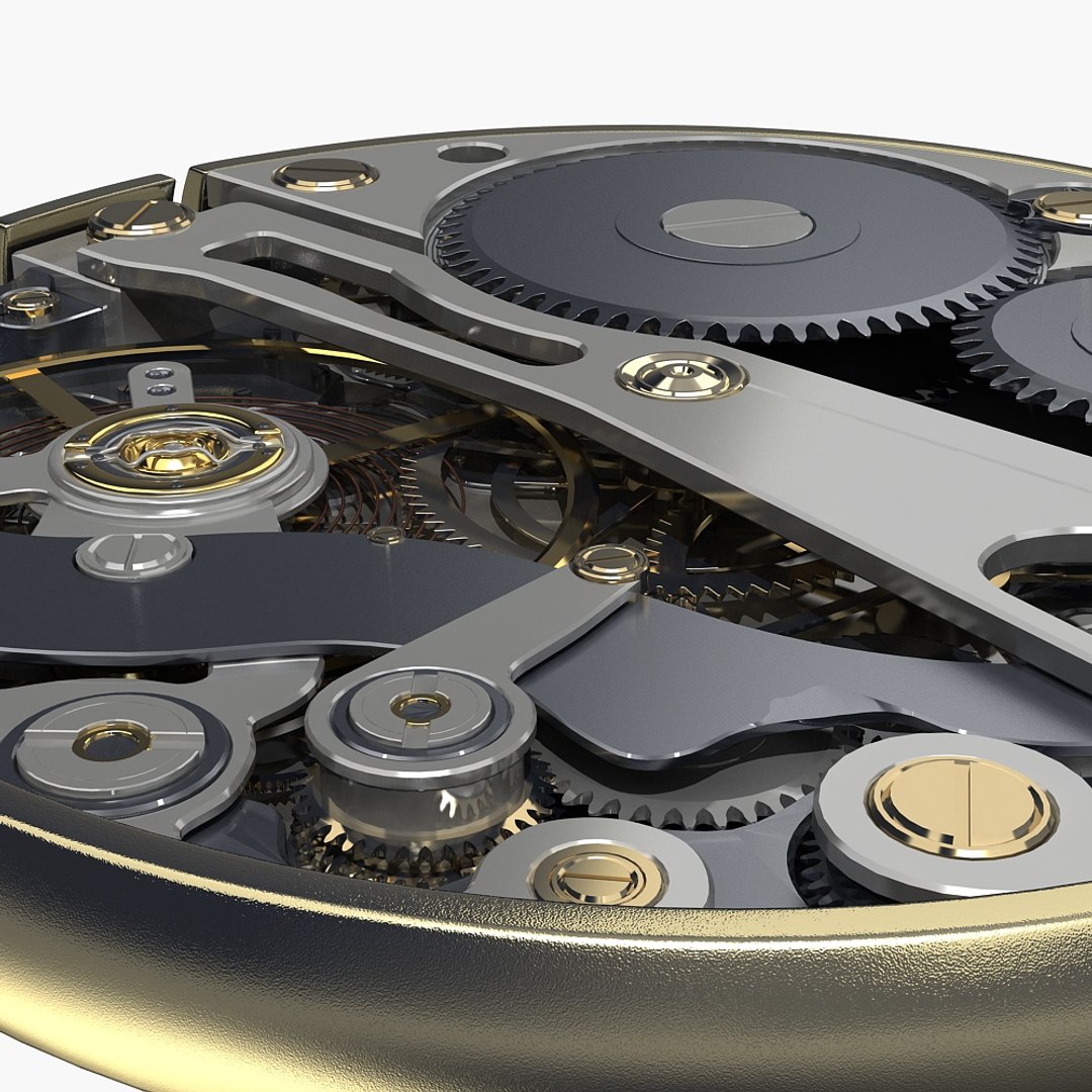 Watch Mechanism 3D Model - TurboSquid 1346691