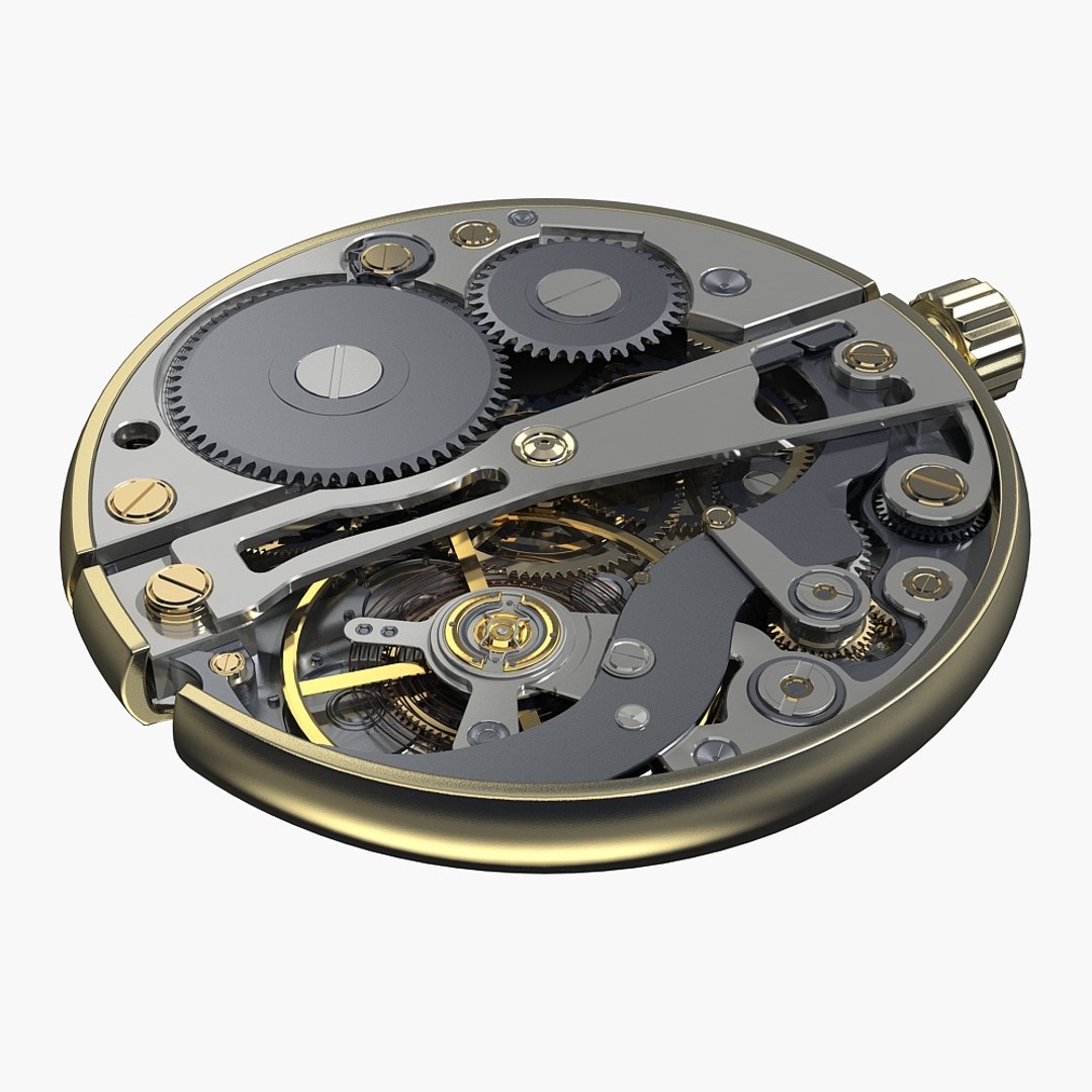 Watch Mechanism 3D Model - TurboSquid 1346691