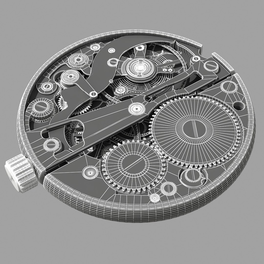 Watch Mechanism 3D Model - TurboSquid 1346691