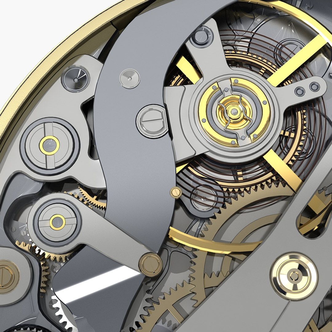 Watch Mechanism 3D Model - TurboSquid 1346691