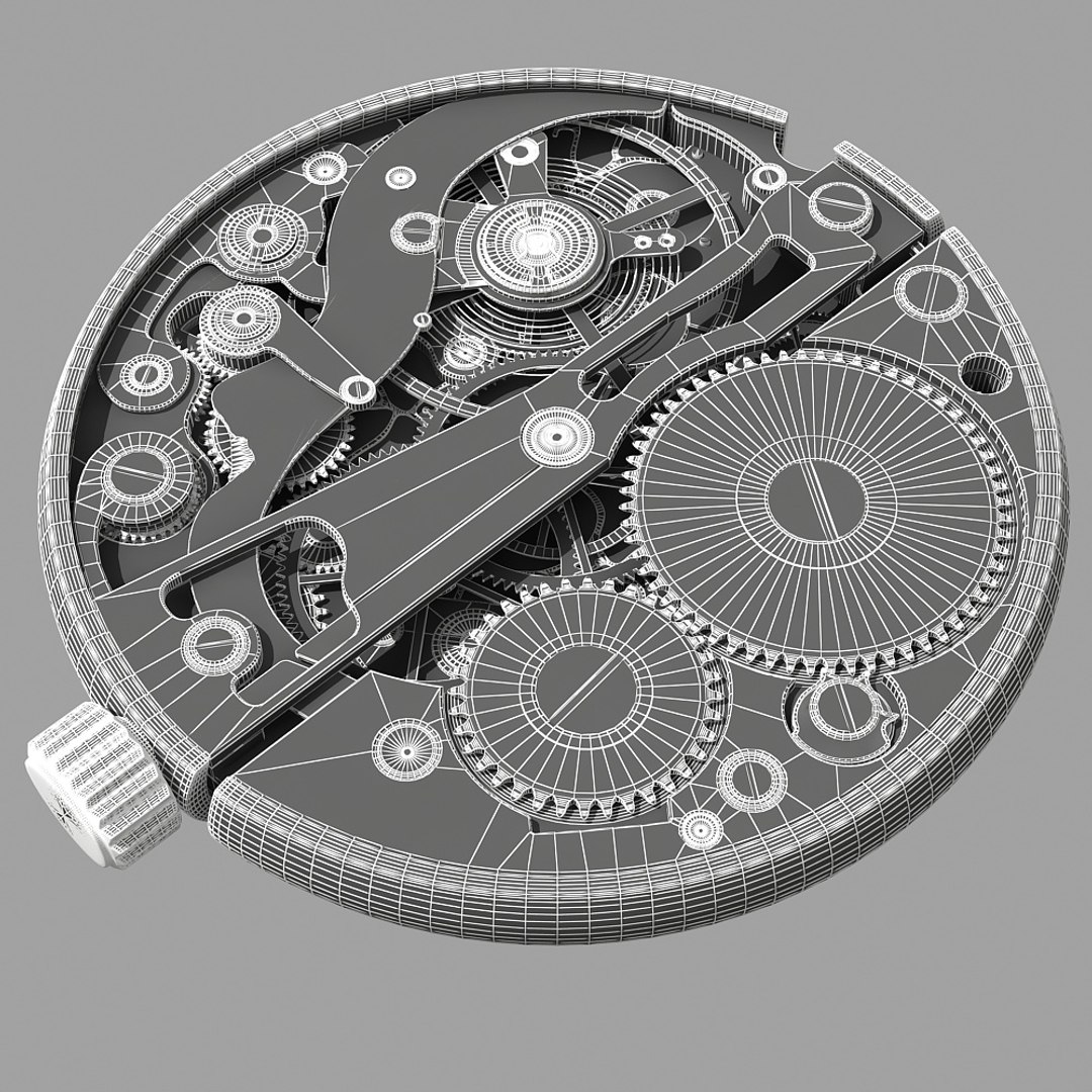 Watch Mechanism 3D Model - TurboSquid 1346691