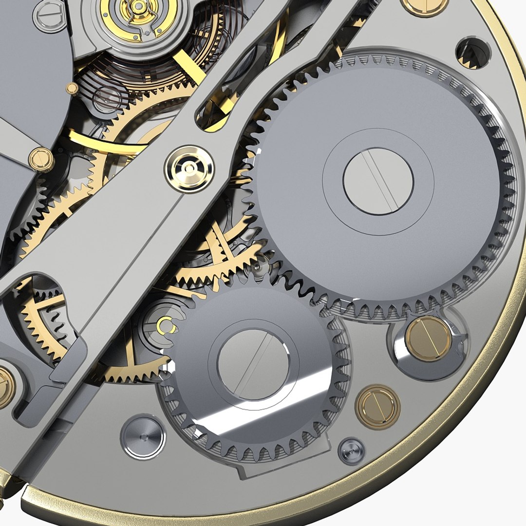 Watch Mechanism 3D Model - TurboSquid 1346691
