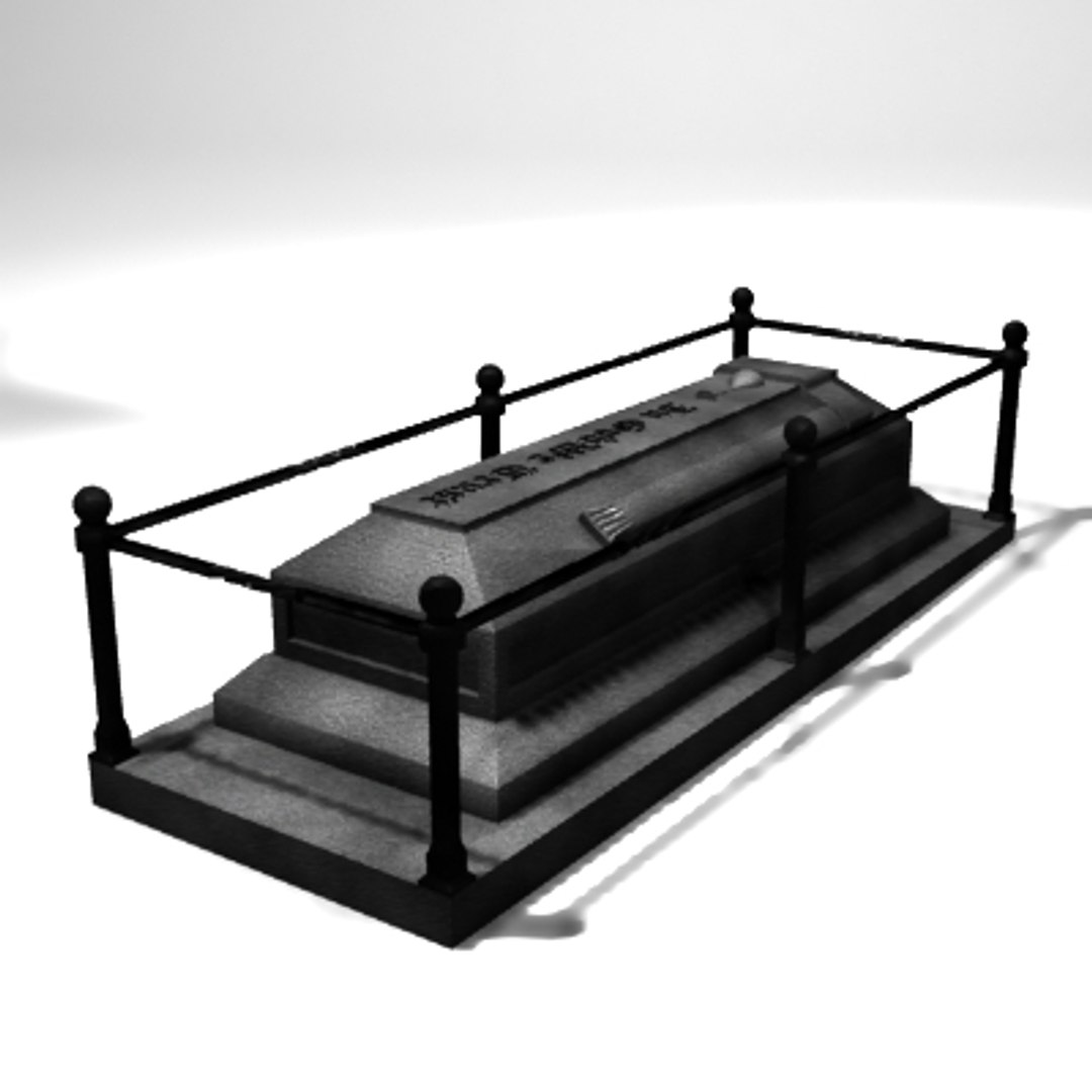 3d Gravestone Tomb Model