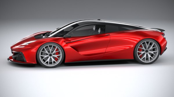 Generic Supercar v2 2020 LowPoly 3D - TurboSquid 1813130