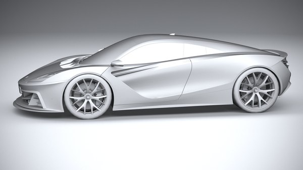 Generic Supercar v2 2020 LowPoly 3D - TurboSquid 1813130