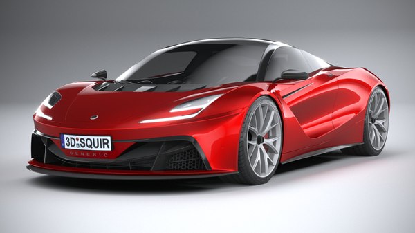 Generic Supercar v2 2020 LowPoly 3D - TurboSquid 1813130