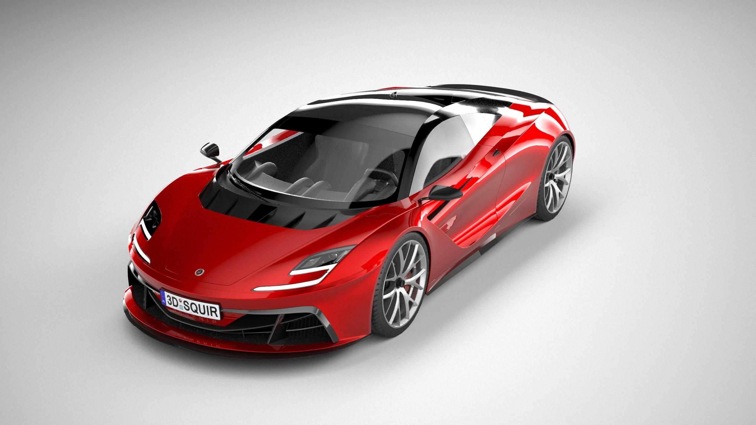 Generic Supercar v2 2020 LowPoly 3D - TurboSquid 1813130