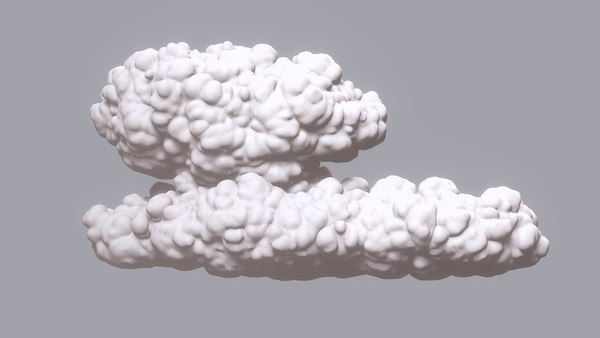 Cloud low poly 9 3D model - TurboSquid 1983009