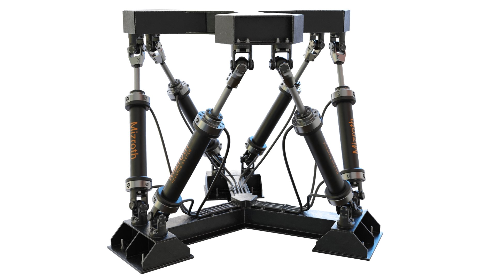 Hexapod Platform 3D Model - TurboSquid 1604638