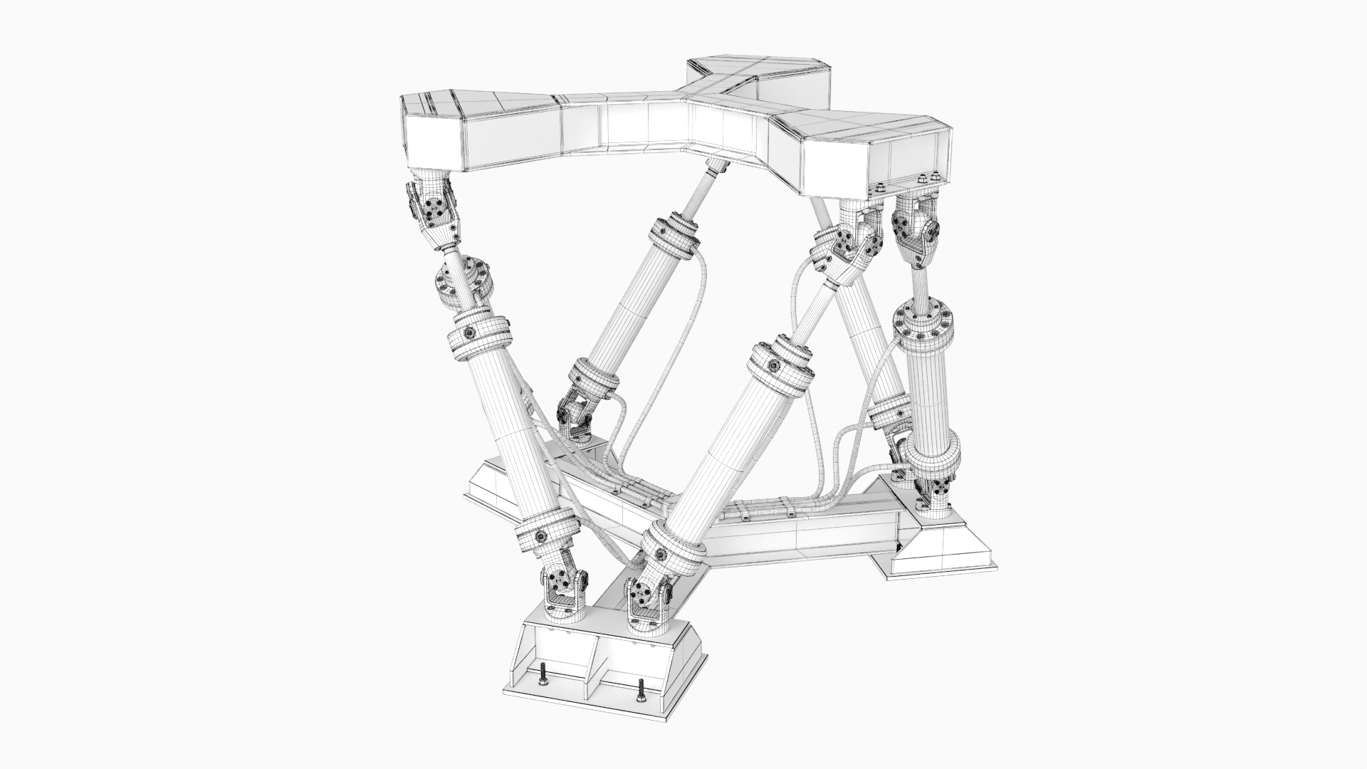 Hexapod platform 3D model - TurboSquid 1604638