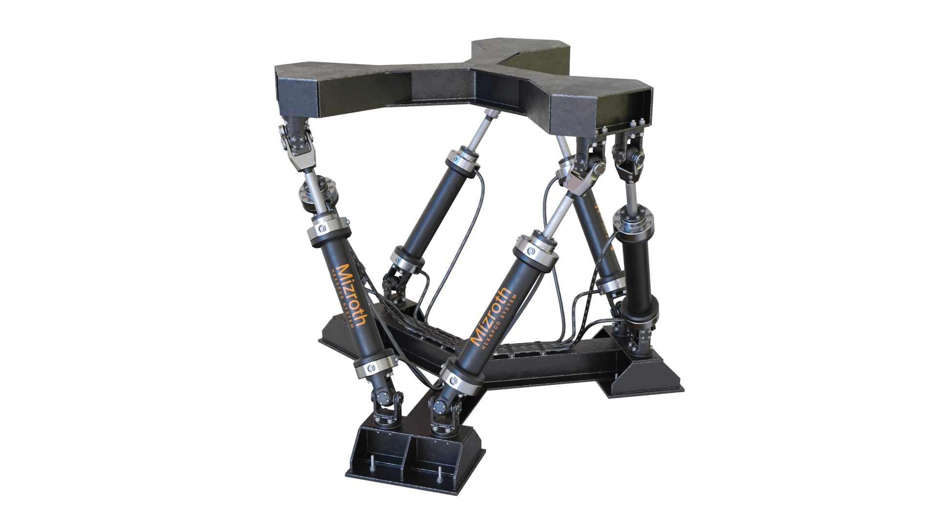 Hexapod Platform 3D Model - TurboSquid 1604638