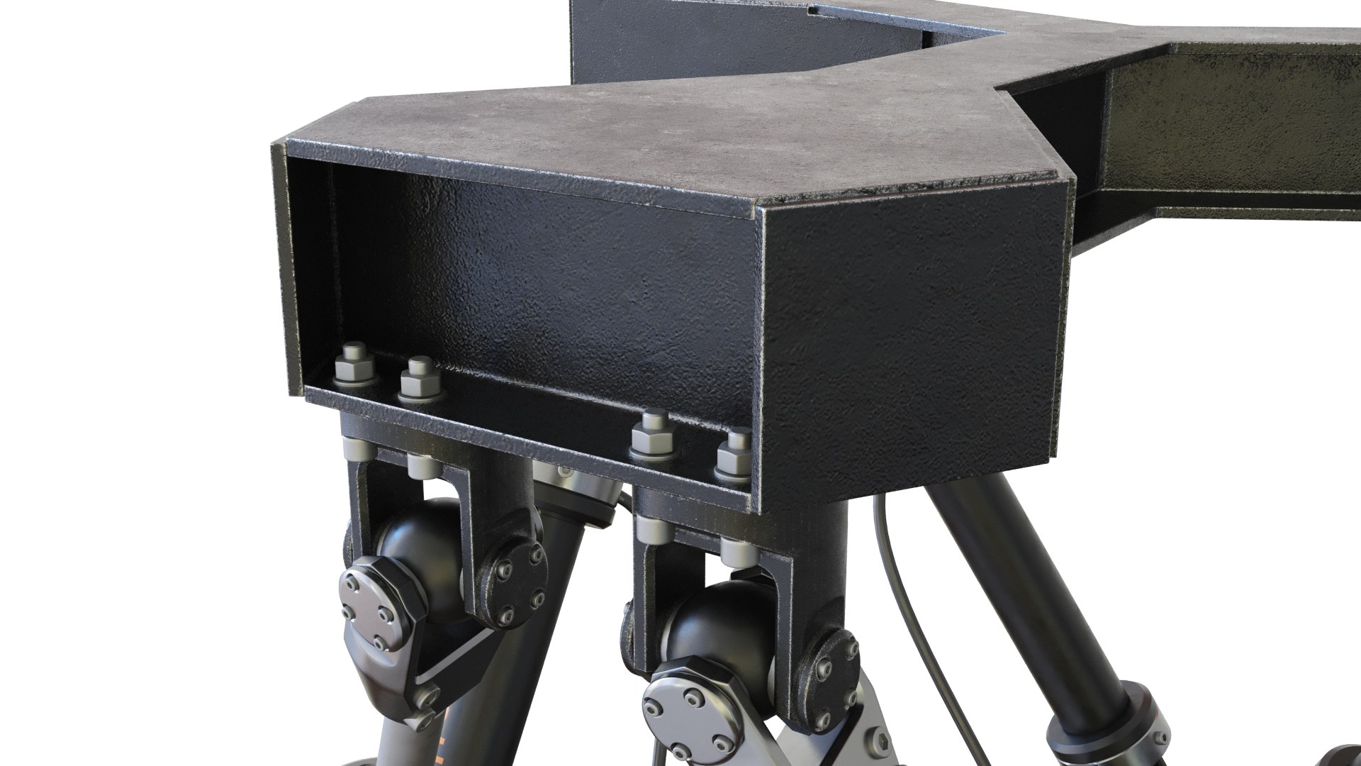 Hexapod Platform 3D Model - TurboSquid 1604638