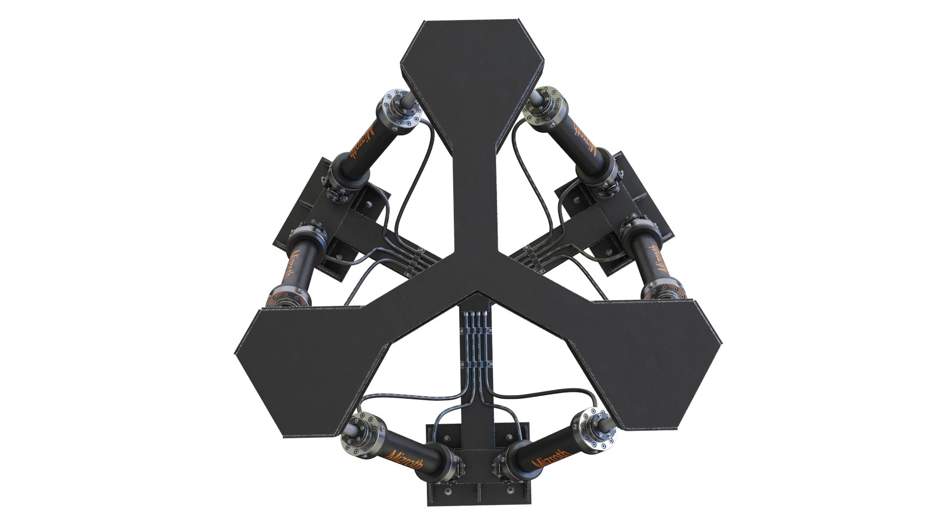 Hexapod Platform 3D Model - TurboSquid 1604638