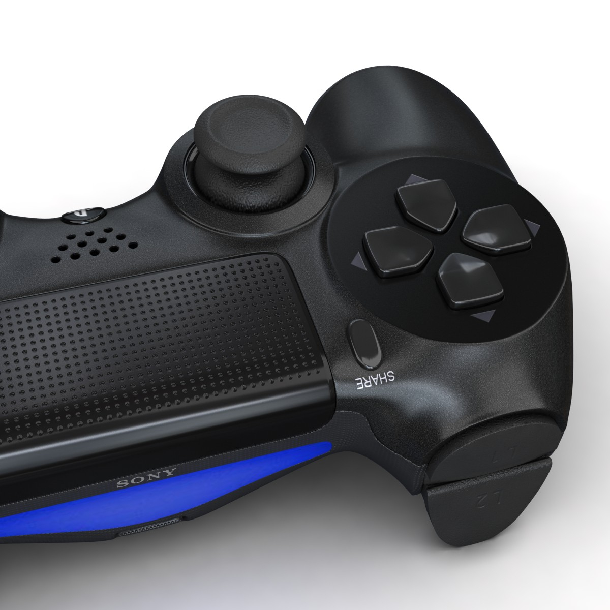 sony ps4 controller pad 3d model