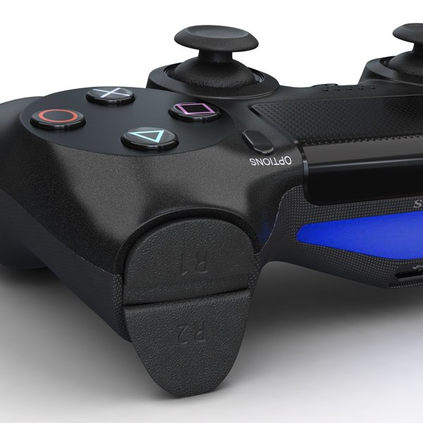 sony ps4 controller pad 3d model