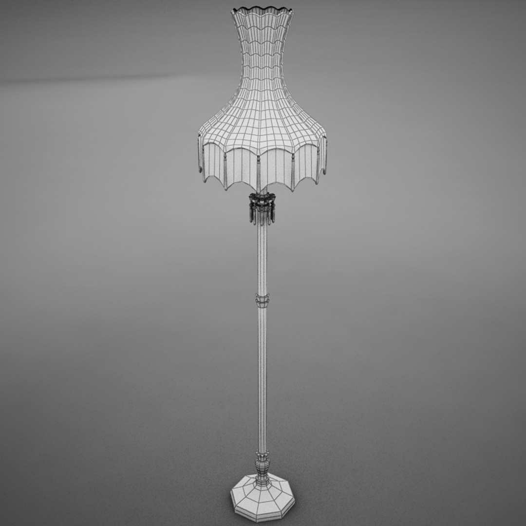 3d Model Lamp Scene
